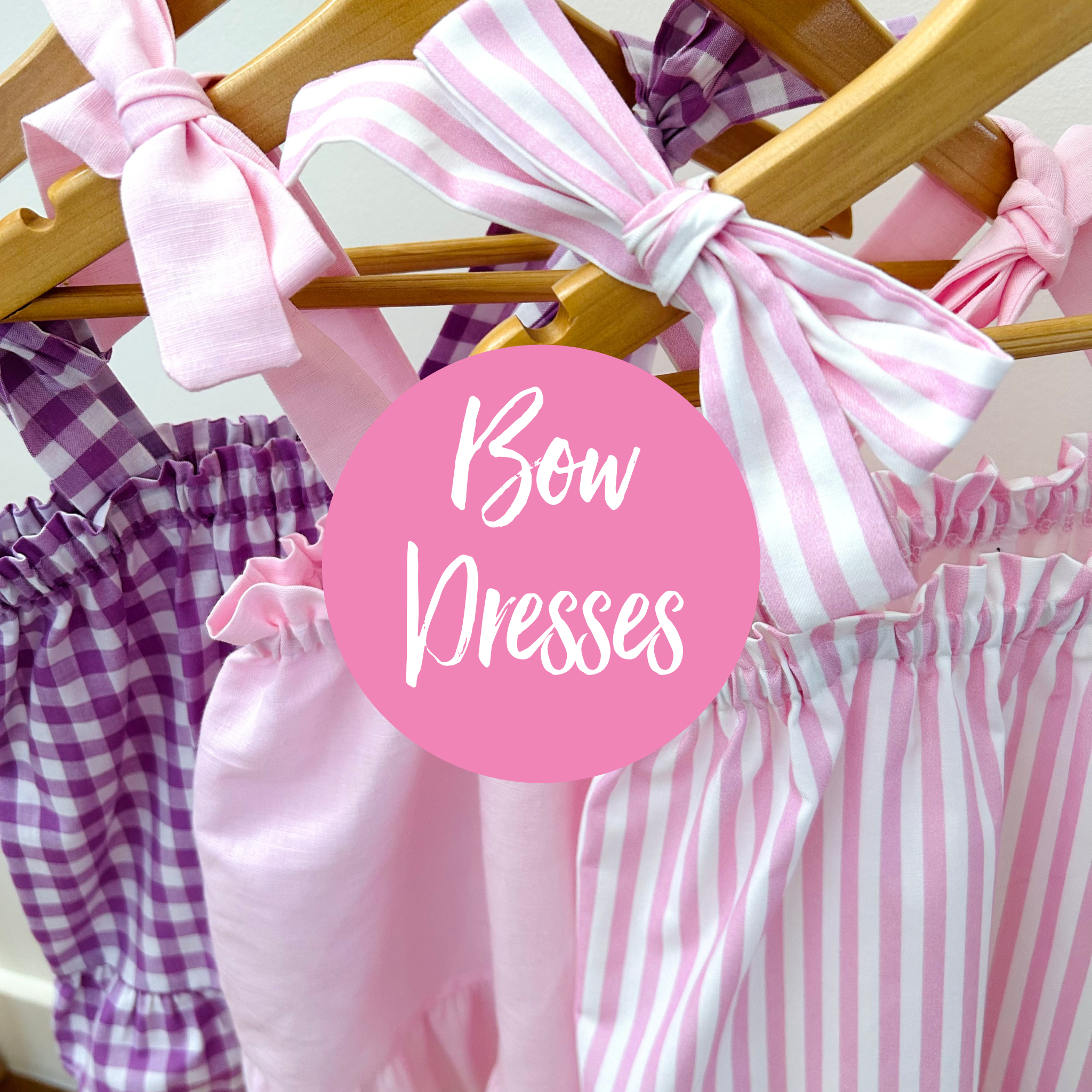 Bow Dresses – Tickled Pink Designs